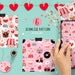 Valentine Seamless Digital Papers, Heart Backgrounds,love Dog Digital ...