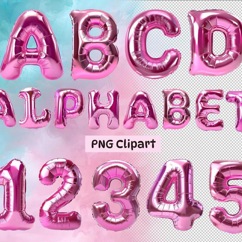 Alphabet Balloons - Etsy