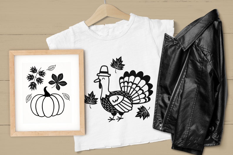 Autumn Clipart, Turkey SVG, Fall Svg Bundle, Thanksgiving Svg, Pumpkin ...