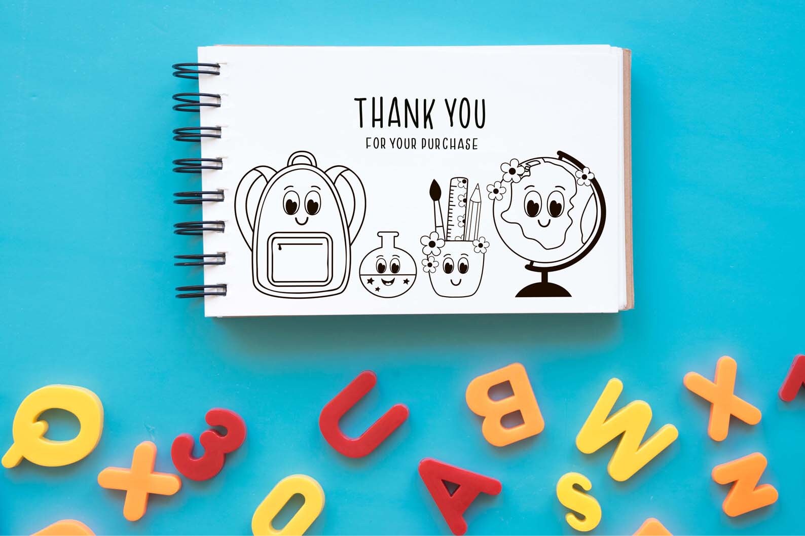 Groovy School Clipart, Retro Back to School, Education Clipart, School ...