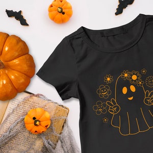 Groovy Retro Halloween, Halloween SVG, Groovy Halloween Clipart, Fall ...