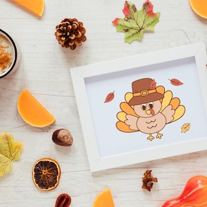 Groovy Autumn Clipart, Retro Fall Png, Thanksgiving Png, Hippie Flower ...