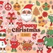 Retro Groovy Christmas Clipart, Christmas Clipart, Retro Christmas Svg ...