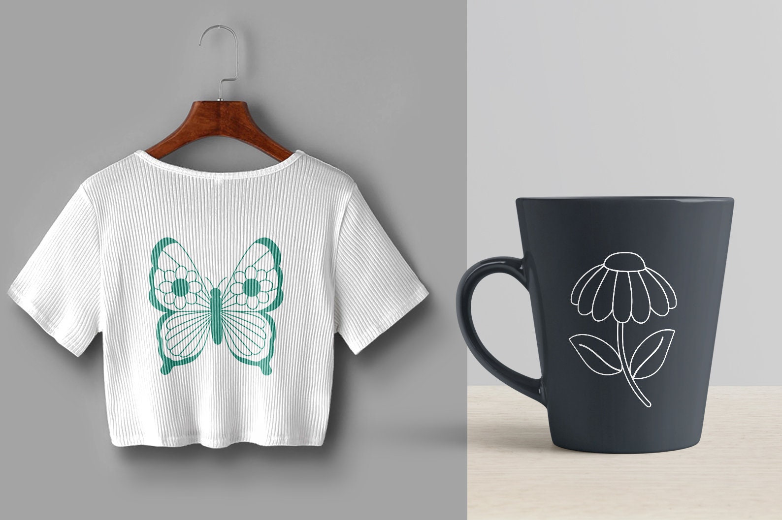 Retro Vibes Digital Clipart Set, Black and White, Groovy Hippie, Retro ...