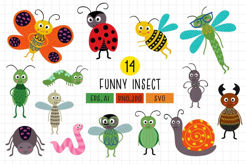 Insect Svg Flowers Svg Butterfly Svg Insect Clipart Dragonfly Svg Bug ...