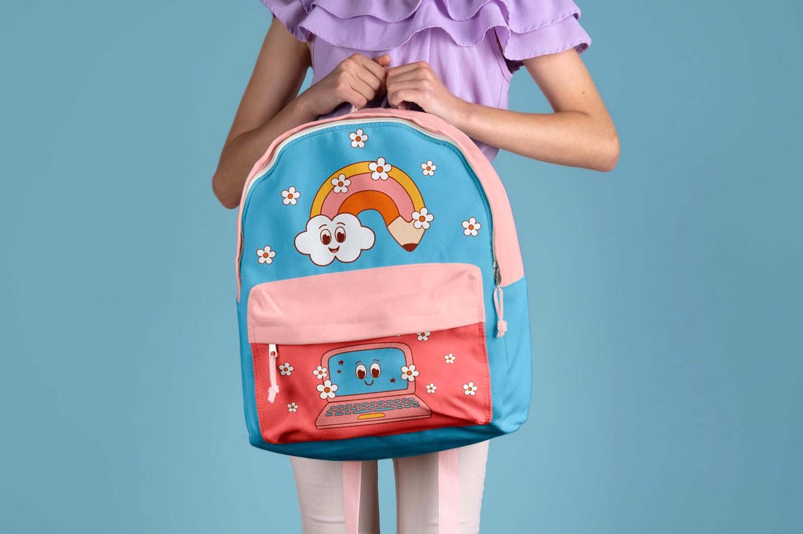 Groovy School Clipart, Retro Back to School, Education Clipart, School ...