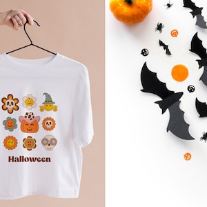 Groovy Retro Halloween, Halloween SVG, Groovy Halloween Clipart, Fall ...
