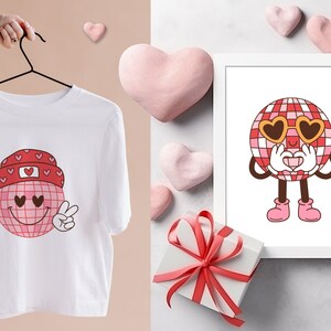 Retro Groovy Valentine, Valentine's Day Svg, Valentines Png, Groovy ...
