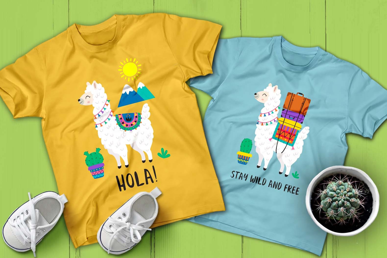 Llama Svg Llama Clipart Alpaca Clip Art Colorful Llamas Decorated Llama ...