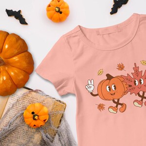 Groovy Autumn Clipart, Retro Autumn Clipart, Thanksgiving Day Png ...