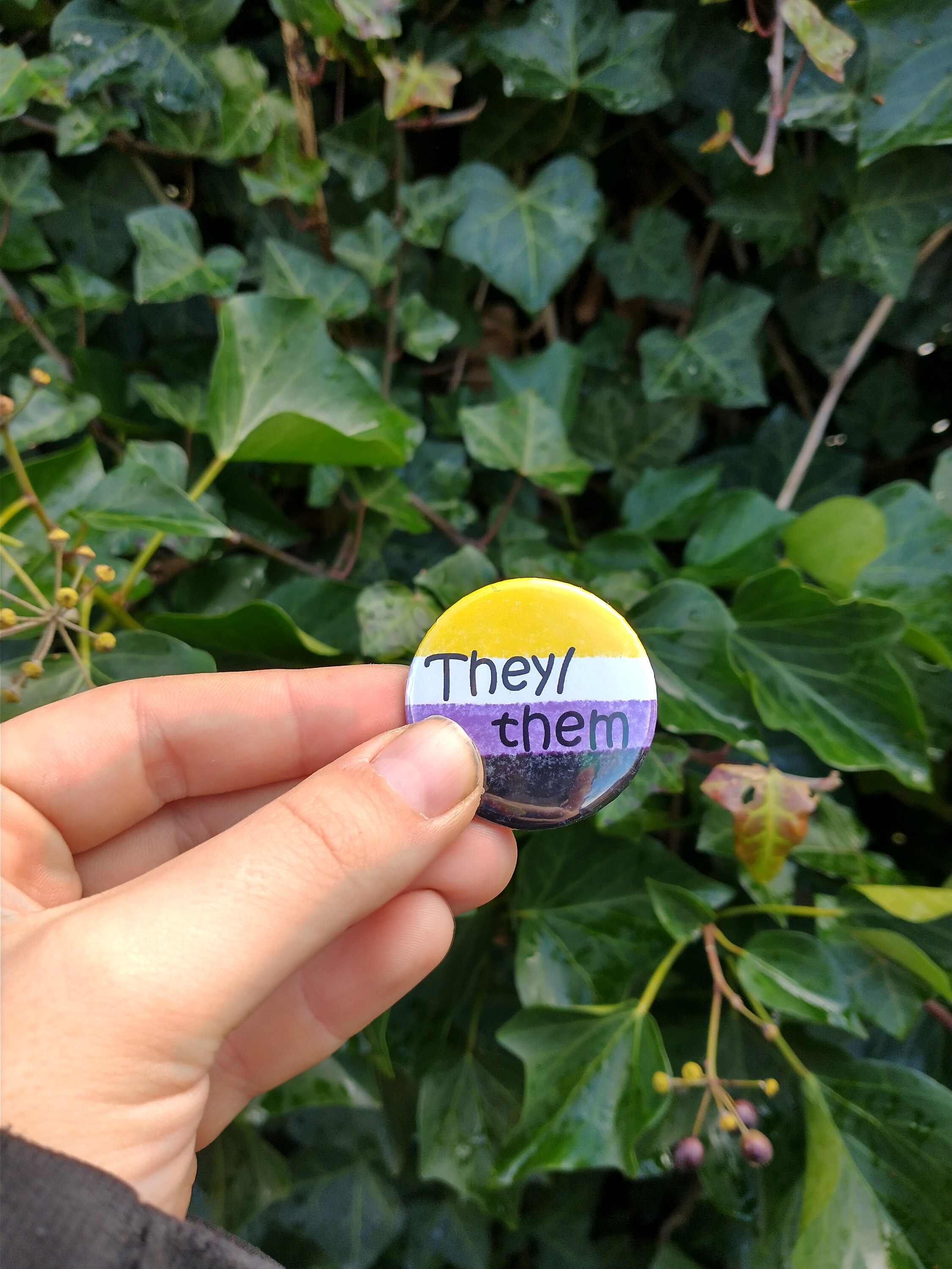 Custom Pride Flag Pin/badge - Etsy