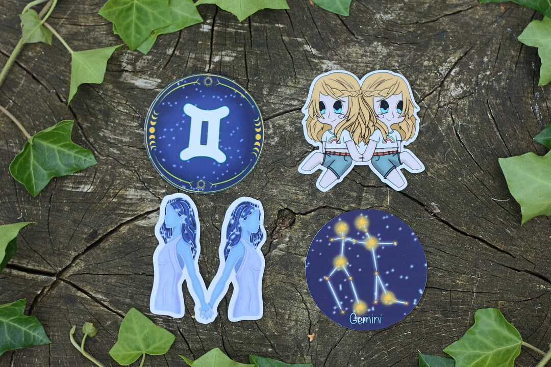 Star Sign Constalation Stickers Gemini - Etsy