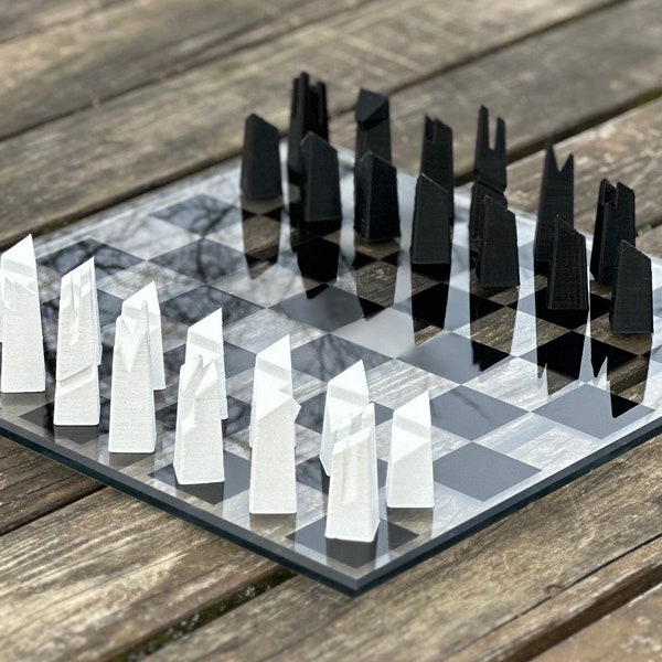 Minimalist Chess Set - Etsy