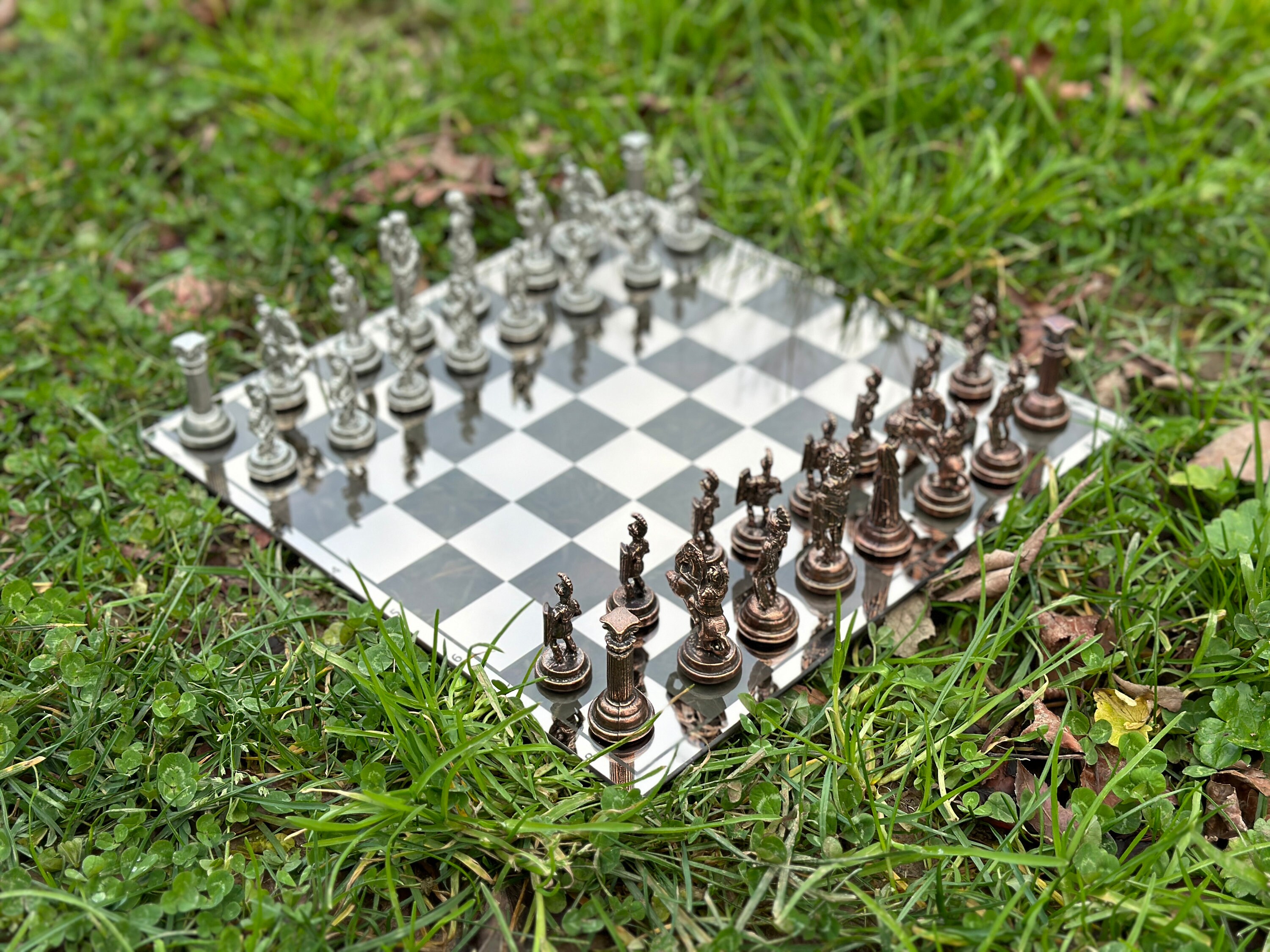 Unique Handmade Chess Set, Handcrafted Chess Set, Metal Chess Set ...