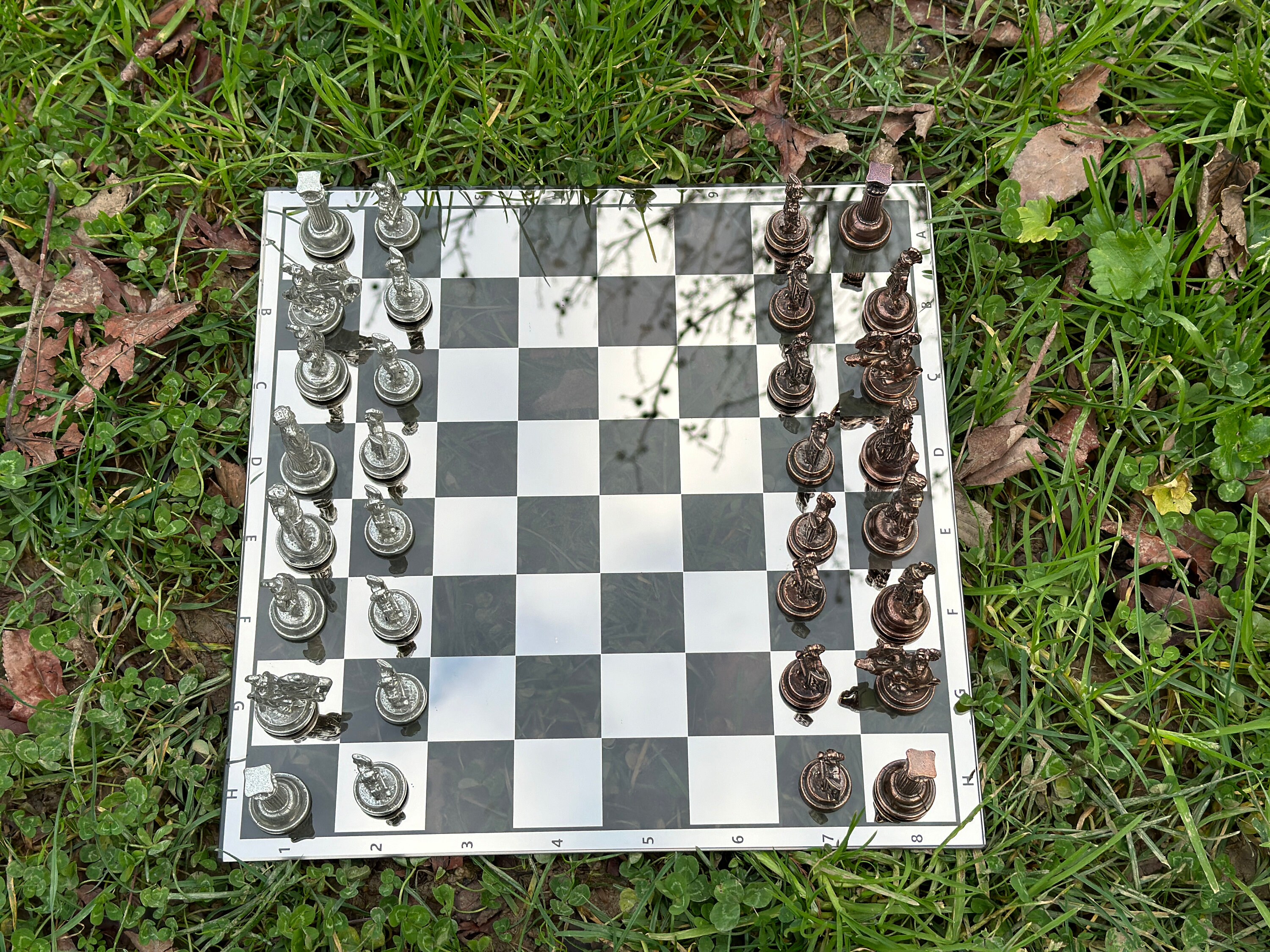 Unique Handmade Chess Set, Handcrafted Chess Set, Metal Chess Set ...