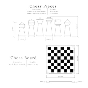 Modern Glass Chess Set: Weighted Pieces, Unique Design - Etsy