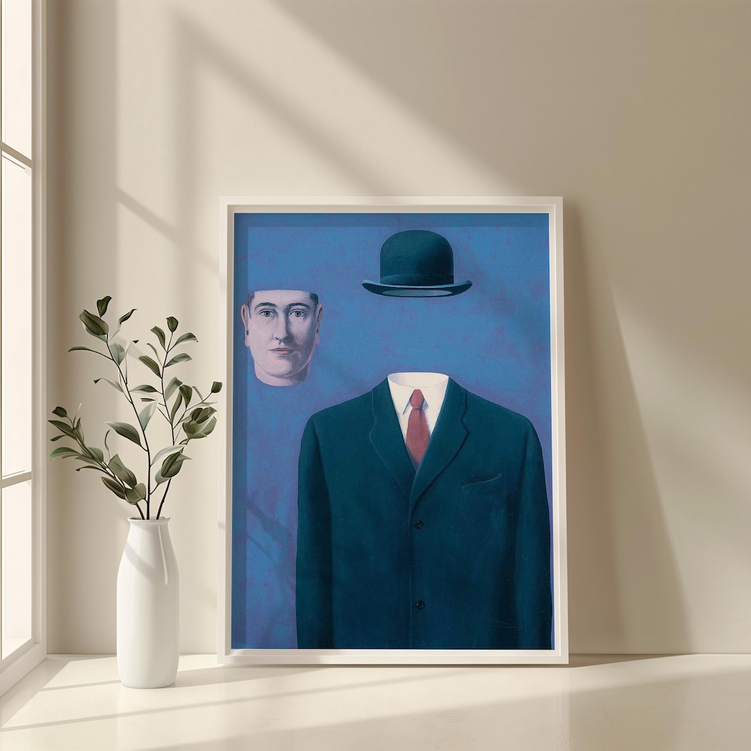 René Magritte Pilgrim Artwork Reproduction-modern Abstract Art-famous ...