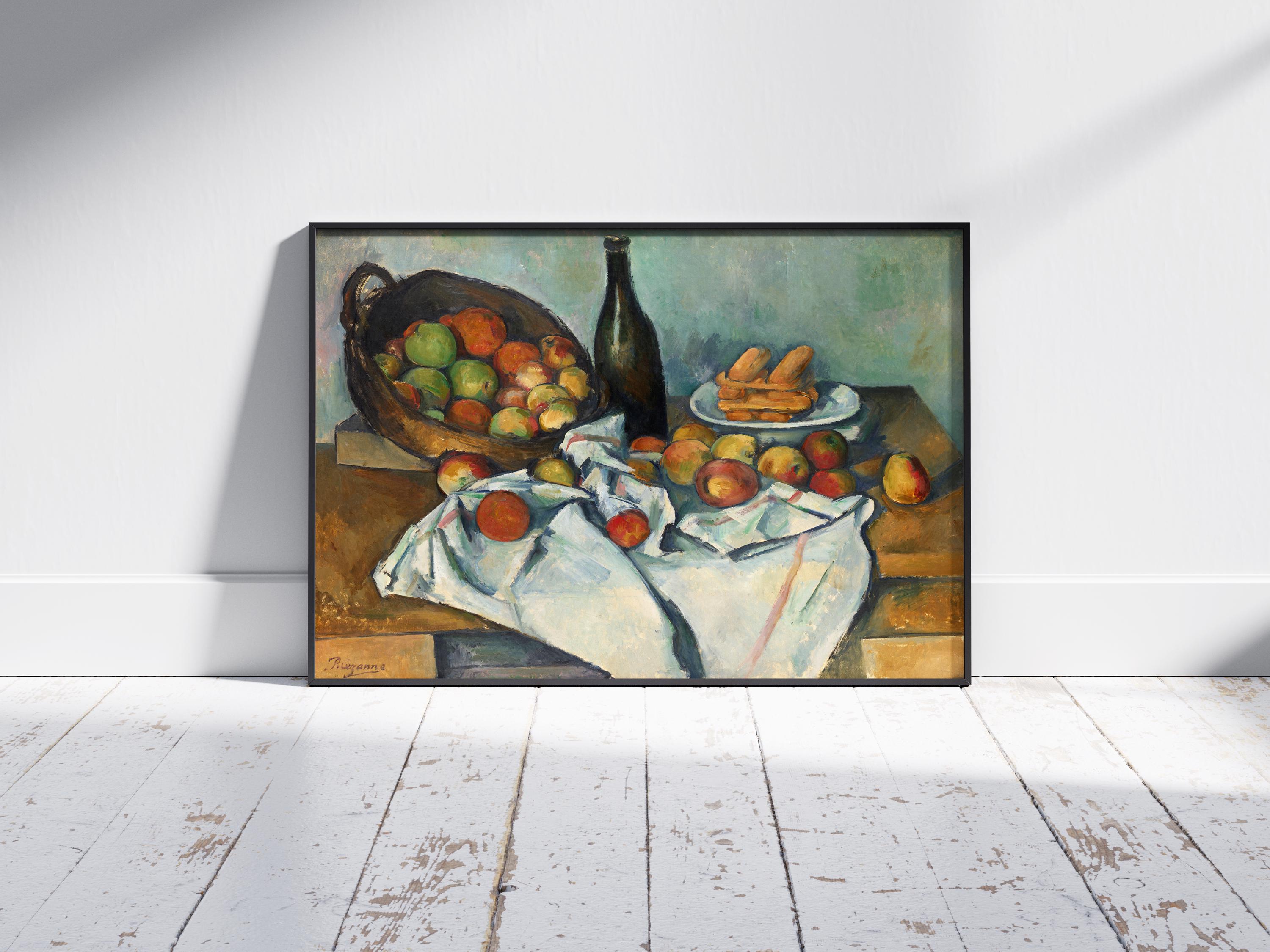 Paul Cézanne Still Life Art Print - "basket of Apples" - Classic ...