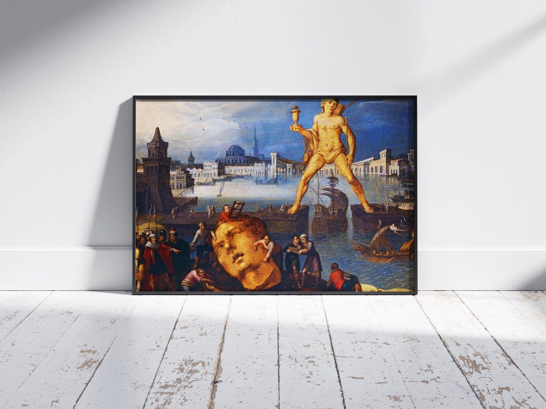 Giulio Romano 'the Colossus of Rhodes'renaissance Mythological Art ...