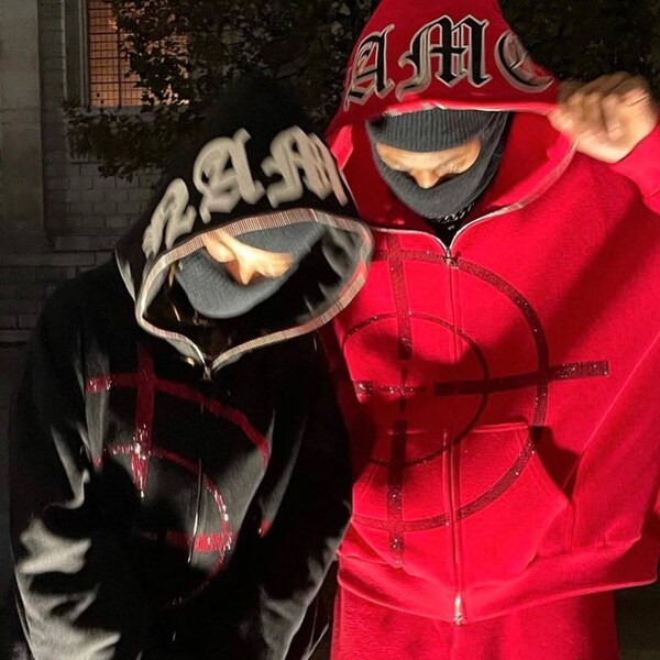 Rhinestone Hoodie - Etsy