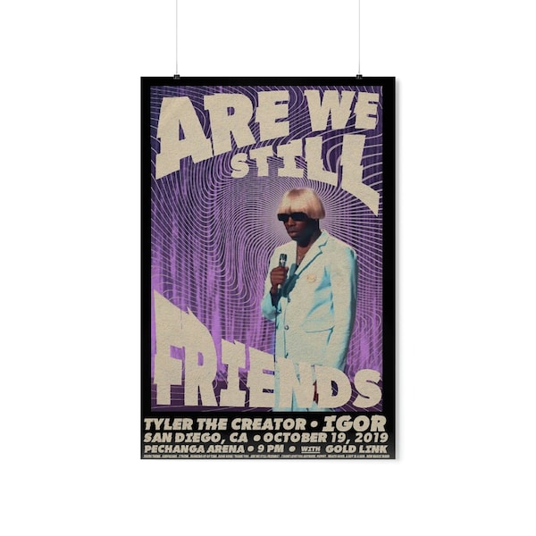 Are We Still Friends Tyler the Creator - Etsy