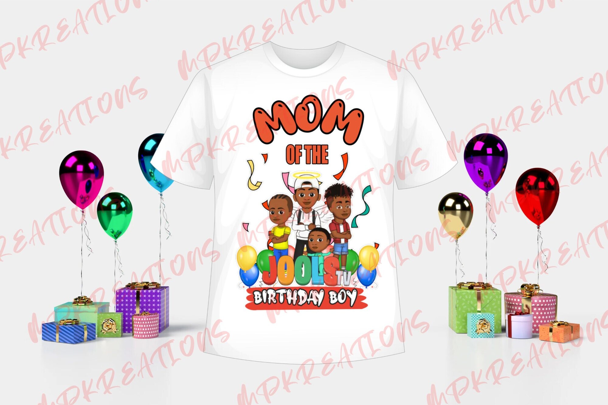 Joolstv Birthday Shirt PNG File | Birthday Boy | Mom of Birthday Boy ...
