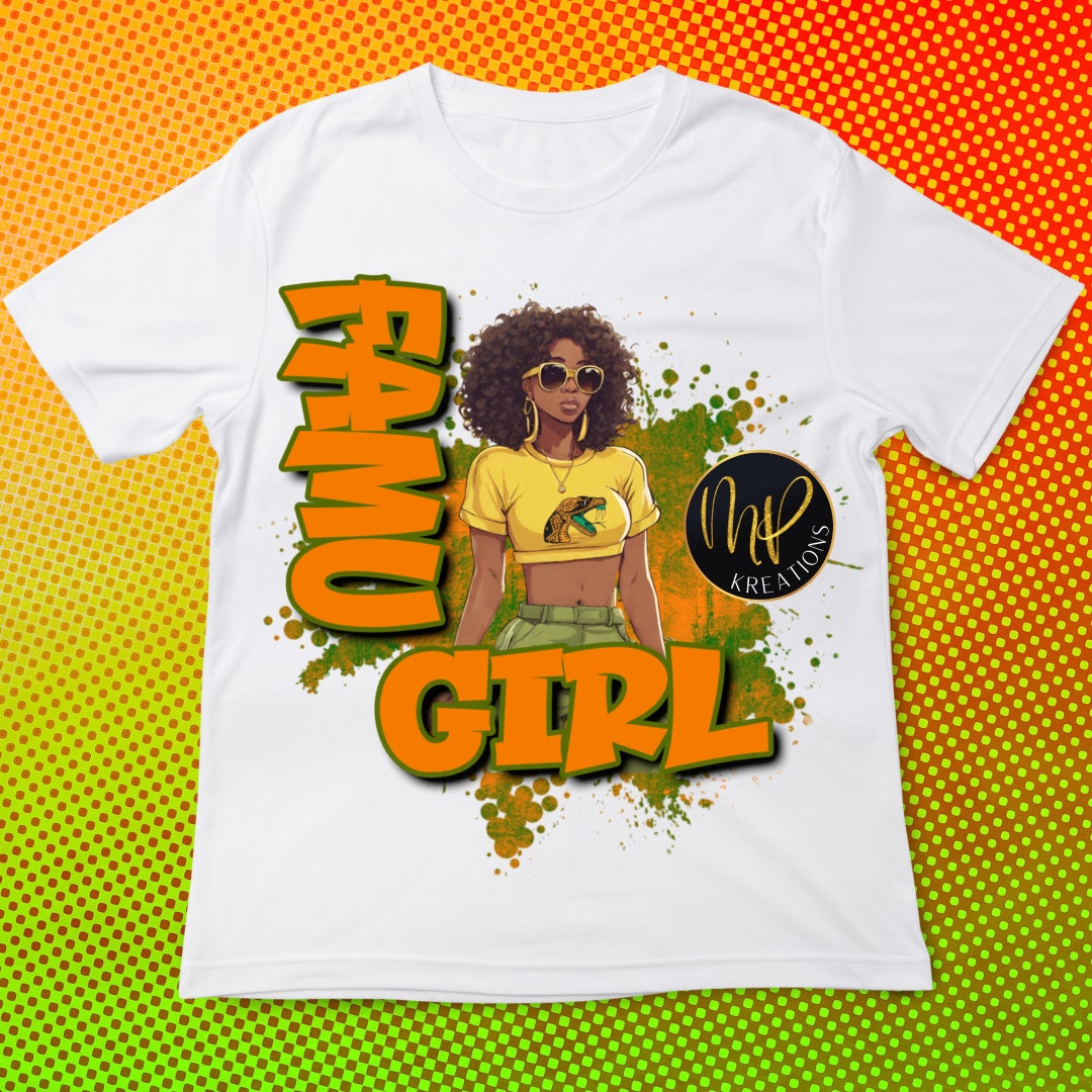 HBCU FAMU Girl Melanated PNG Tshirt Design Tumbler Mug Design - Etsy