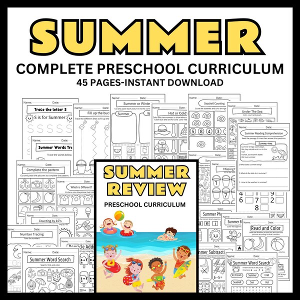 Preschool Curriculum - Etsy