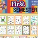 Preschool Curriculum First Semester Preschool Printables Homeschool ...