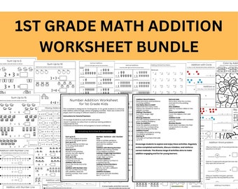 1st Grade Math Worksheet First Grade Math Printable Kindergarten Math ...