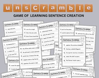 100 Sentence Writing Practice Worksheets, Printable Writing Sentences ...