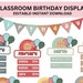 Classroom Birthday Printable Display Editable in Canva Boho Modern ...