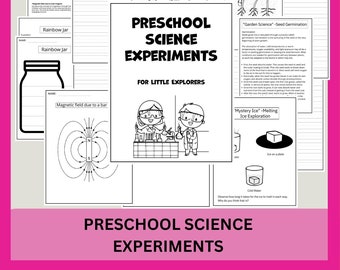 Kids Science Experiments Kids STEM Science Experiment Printables ...