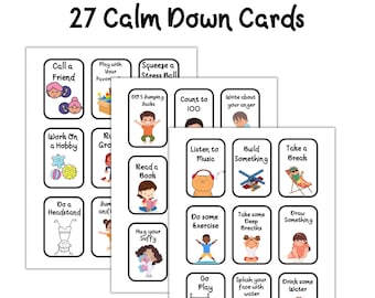 Calm Down Corner Toolkit Bundle for Kids Time in Cool Down PRINTABLE Resources Calming Tools ...