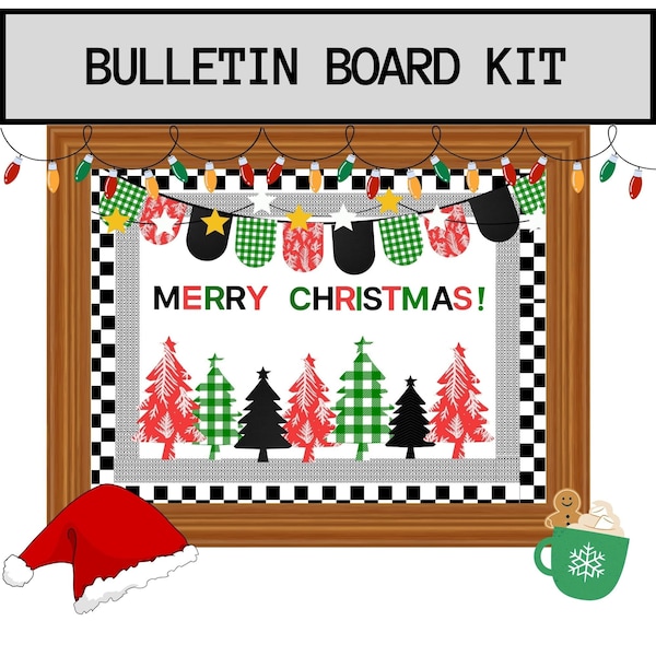 Christmas Bulletin Board Kit - Etsy
