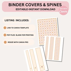 Classroom Binder Covers and Spines Editable Modern Boho Teacher ...