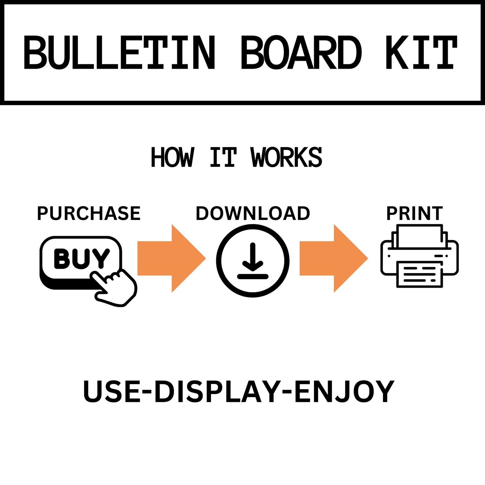 Halloween Bulletin Board Kit With Student Activity Modern Halloween ...