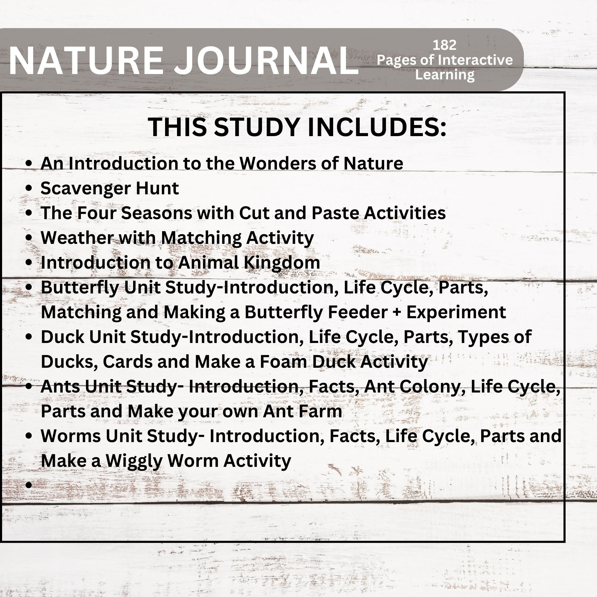 Nature Journal Mega Bundle Homeschool Learning Materials Charlotte ...