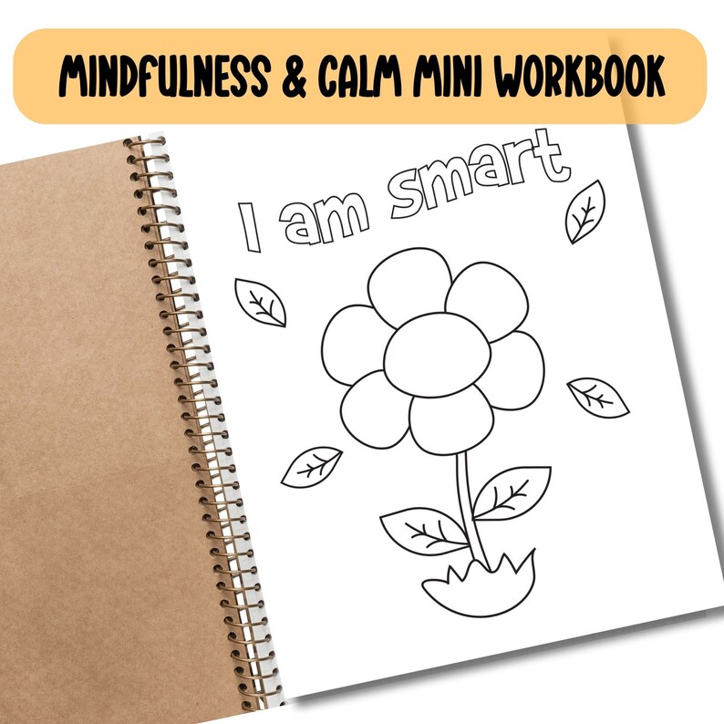 Calming Corner Mini Workbook Coping Skills for Kids Self Regulation ...