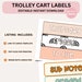Classroom Rolling Trolley Cart Labels Editable Teacher Drawer Filing ...