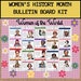 Women's History Month Posters Bulletin Board Set Classroom Bulletin ...