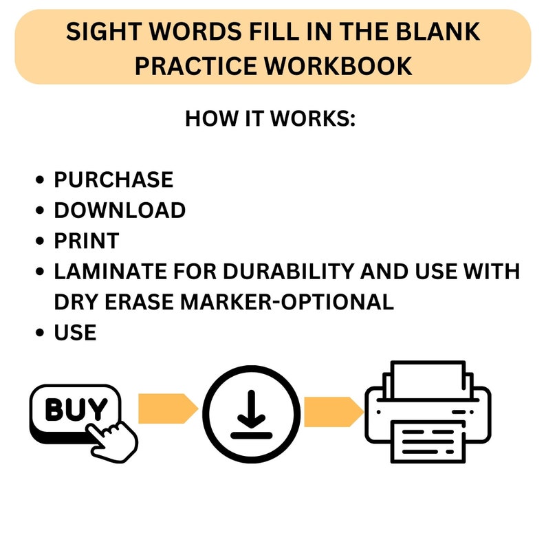 Printable Let's Learn Sight Words Worksheets. Kindergarten-1st Grade ...