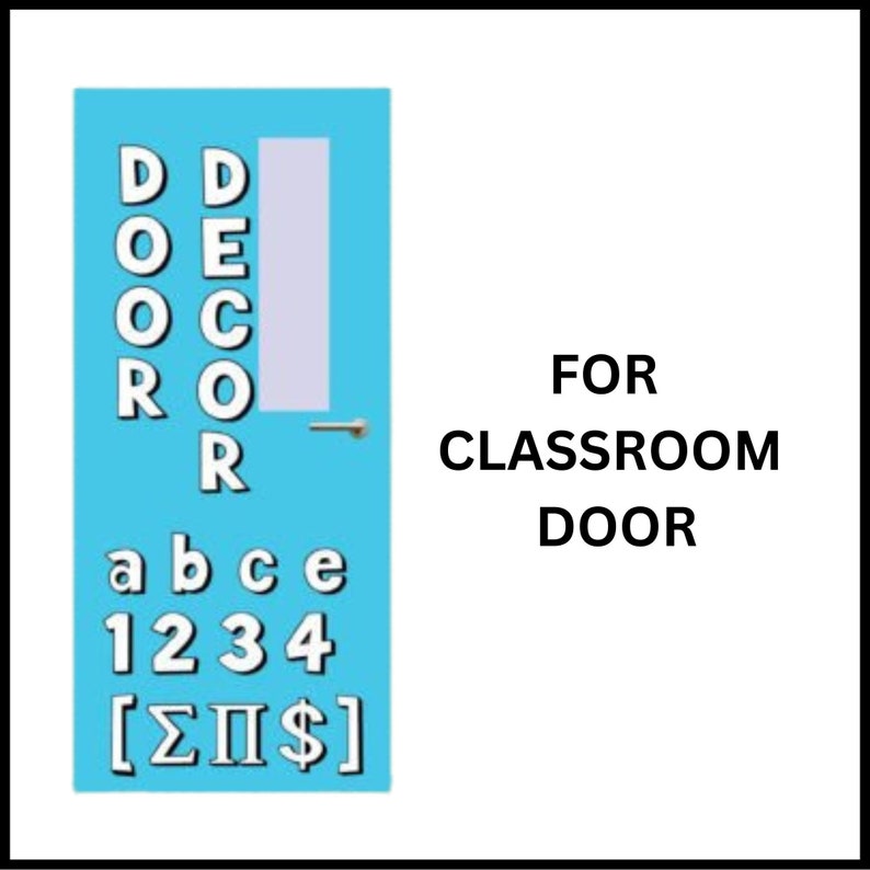 3D Printable Bulletin Board Letters Classroom Decor Bulletin Board ...