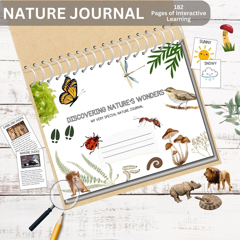 Nature Journal Mega Bundle Homeschool Learning Materials Charlotte ...