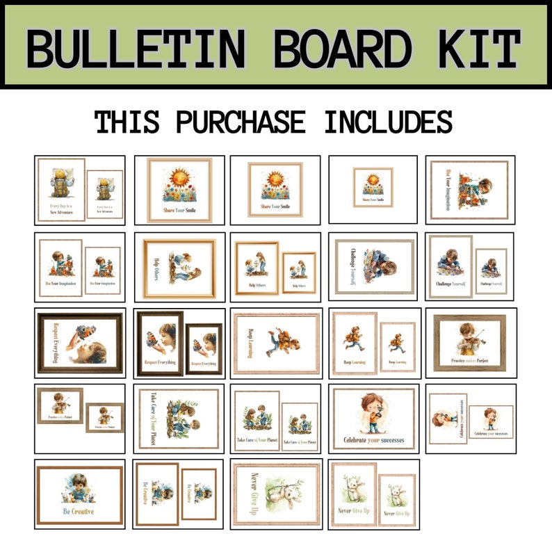 Motivational Bulletin Board Positive Bulletin Board Quotes Door Decor ...