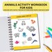 Preschool Pre-k Kindergarten Learning Workbook Printable Activity ...