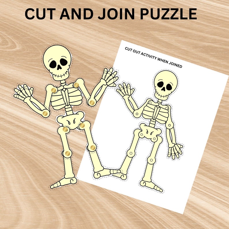 Human Skeleton Anatomy Busy Book Skeleton Study Printable Kids Learning ...
