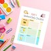 Editable Chore Chart for Multiple Kids Daily Checklist Template for ...
