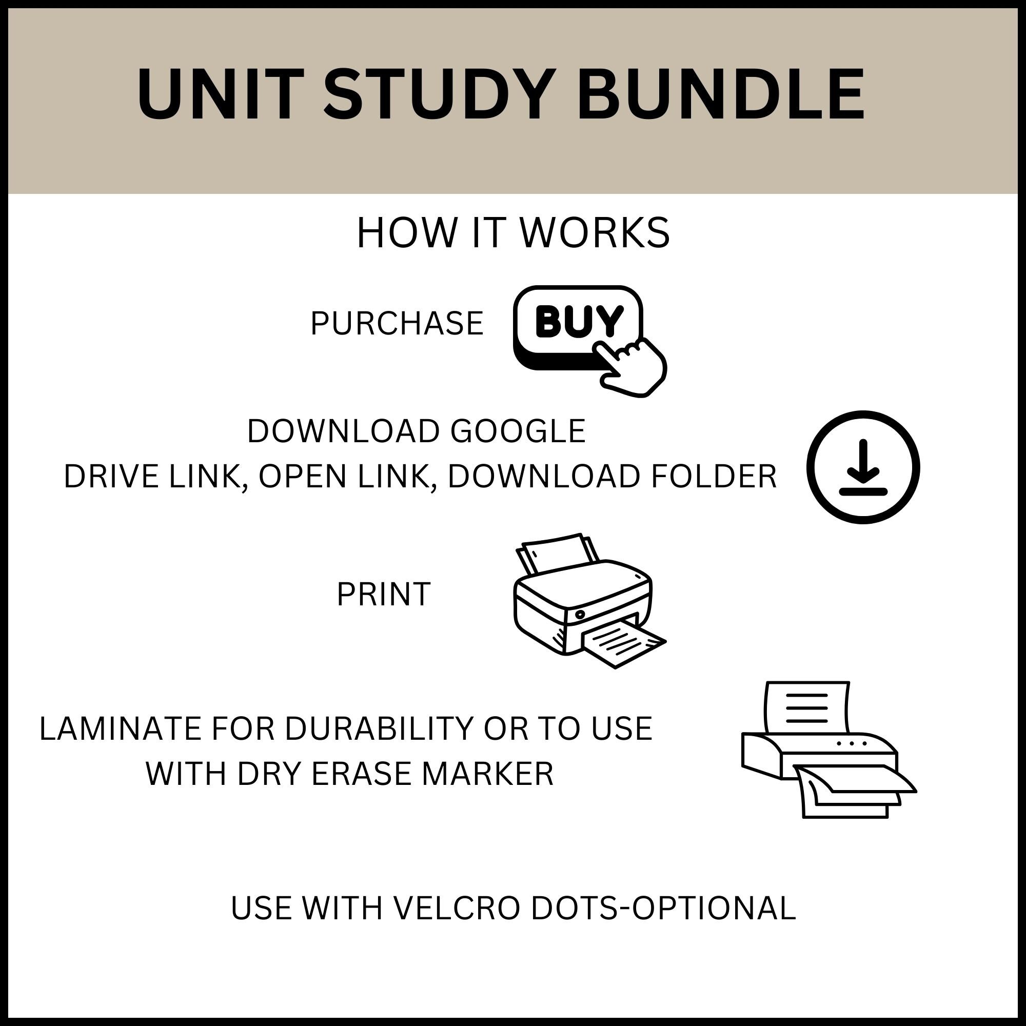 Unit Study MEGA BUNDLE Set of 25 Printable Preschool Unit Studies for ...