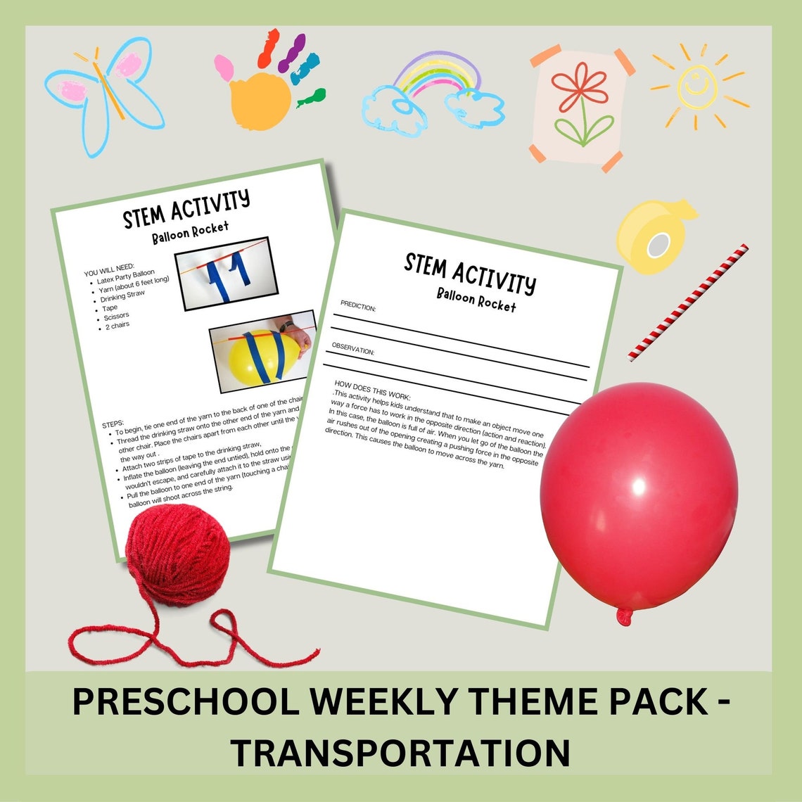 Preschool Curriculum Preschool Worksheets Homeschool - Etsy